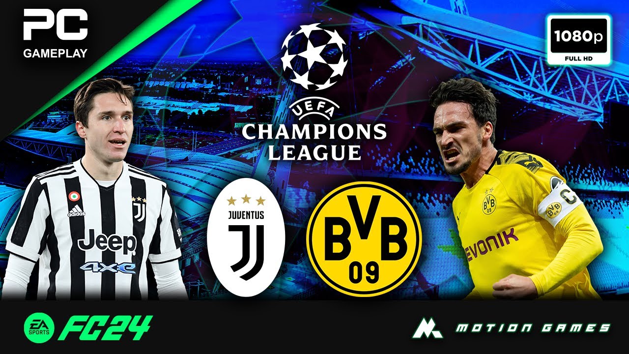 FC 24 | Juventus vs Borussia Dortmund | UEFA Champions League | PC ...