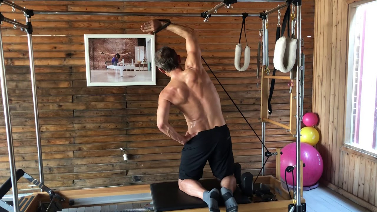 Pilates reformer kneeling arms! - YouTube