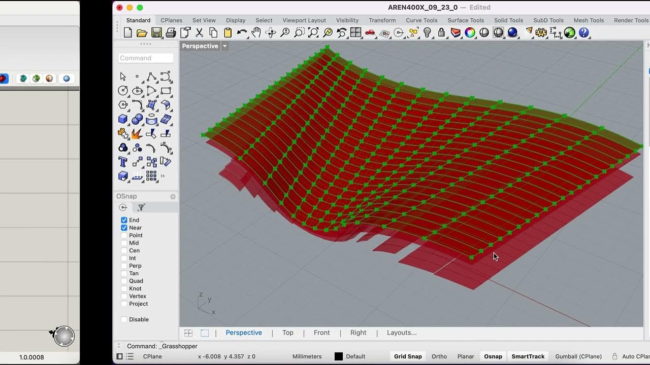 Parametric Design Grasshopper Tutorial 2 | Class 5 | Paneling Surface and Offset Operations ...