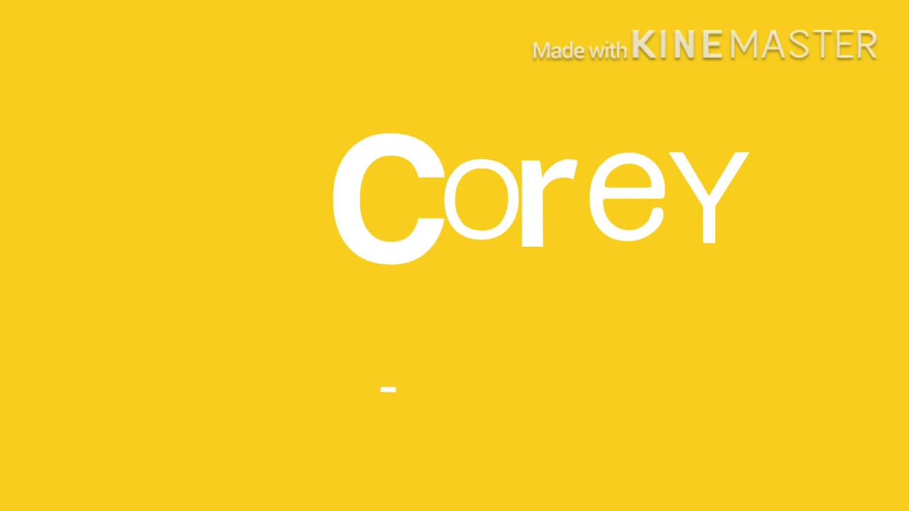 Corey toons logo - YouTube
