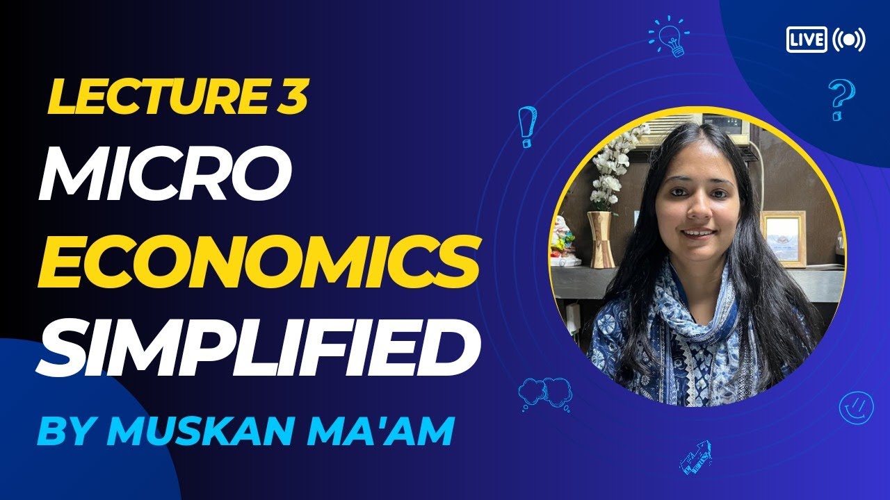Micro Economics Simplified I Lecture 3 - YouTube