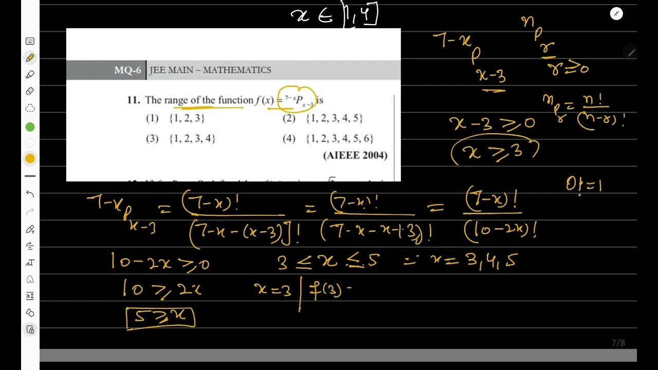 JEE DIRECT | (Day-4) Part-3 (PYQ)(Relation & Functions). - YouTube