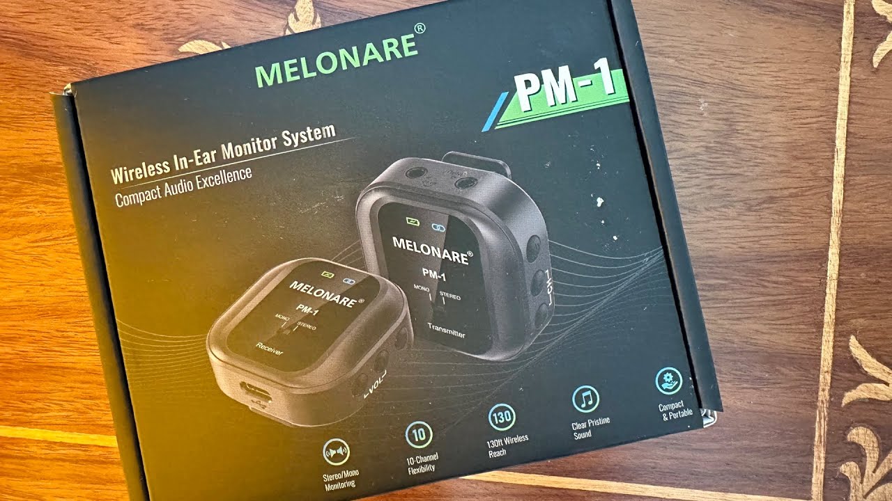 MELONARE PM 1 Wireless in Ear Monitor System in 4k UHD - YouTube