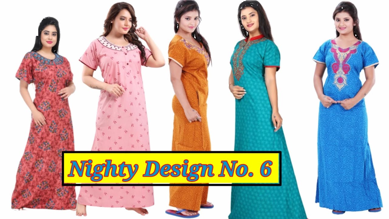 NIGHTY DESIGN NO. 06 #nighty #design #saree #bra #nightydesignimages # ...