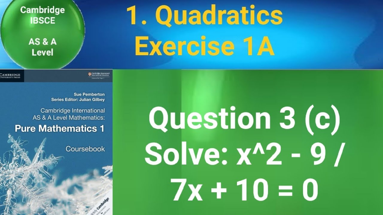 Solve X 2 9 7x 10 0 YouTube solve-x-2-9-7x-10-0-youtube