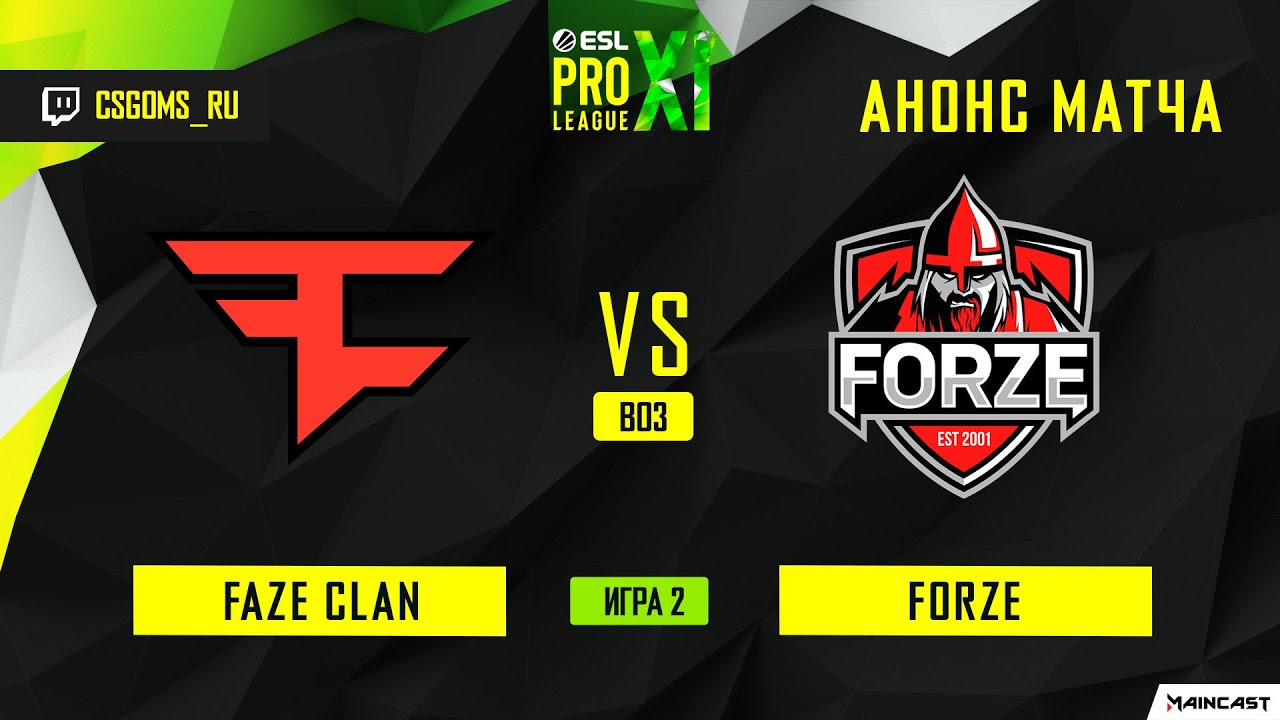 Faze Clan vs forZe [Map 2, Nuke] BO3 | ESL PRO LEAGUE SEASON 11 - YouTube