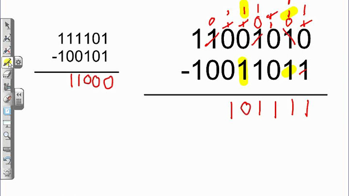 [Solved] Binary Subtraction with negative result | 9to5Science