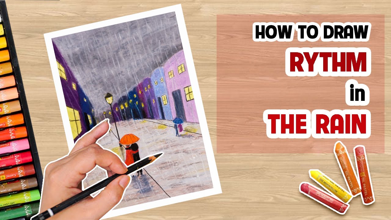 How To Draw Rythm In The Rain | Drawing & Painting Tutorial For ...