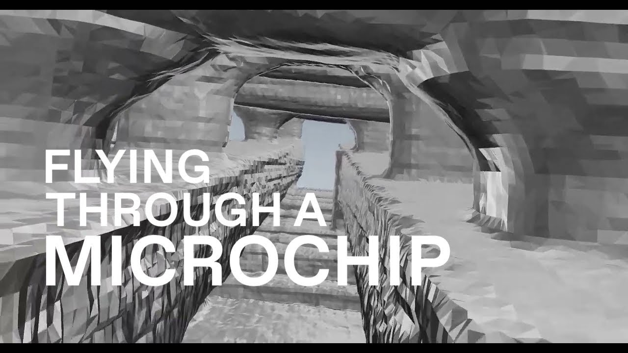 Flying Though a Microchip - YouTube
