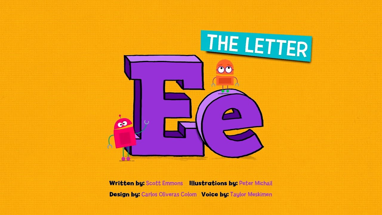 The Letter E (Read-Along) | StoryBots - YouTube