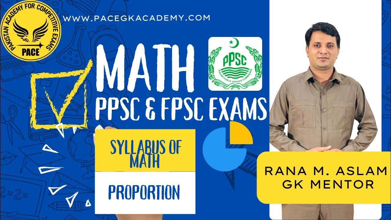 PPSC, FPSC Mathematics for one paper preparation | Proportion Questions ...