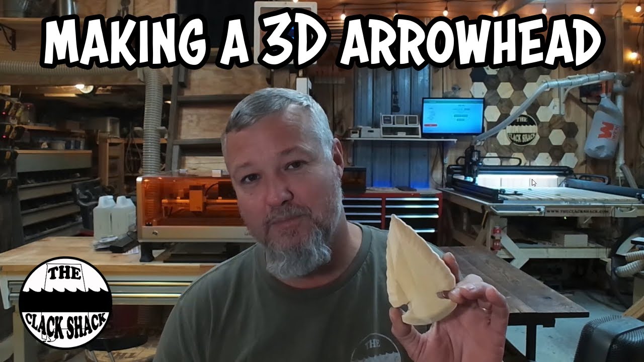 Making a 3D arrowhead - YouTube