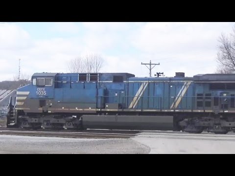 CEFX 1035 Leads Potash Train w/ DPU, Davenport, IA - YouTube