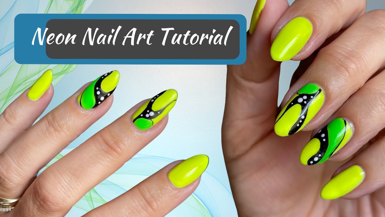 Neon Nail Art Tutorial - YouTube
