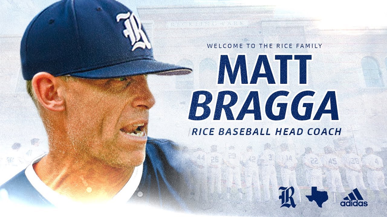 Rice Baseball Matt Bragga Press Conference - YouTube