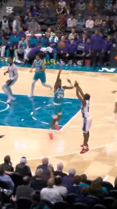 TYRESE MAXEY AND PAUL GEORGE COMBINE FOR 73 PTS VS HORNETS #nba #paul #paulgeorge #76ers # ...