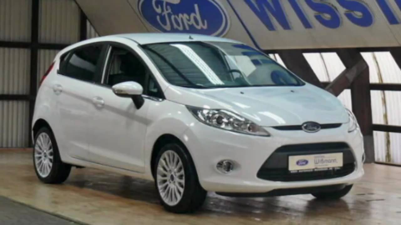 Ford Fiesta 1,6 Titanium 2011 Frost-Weiß GAJJBC03517 www.autohaus.biz ...