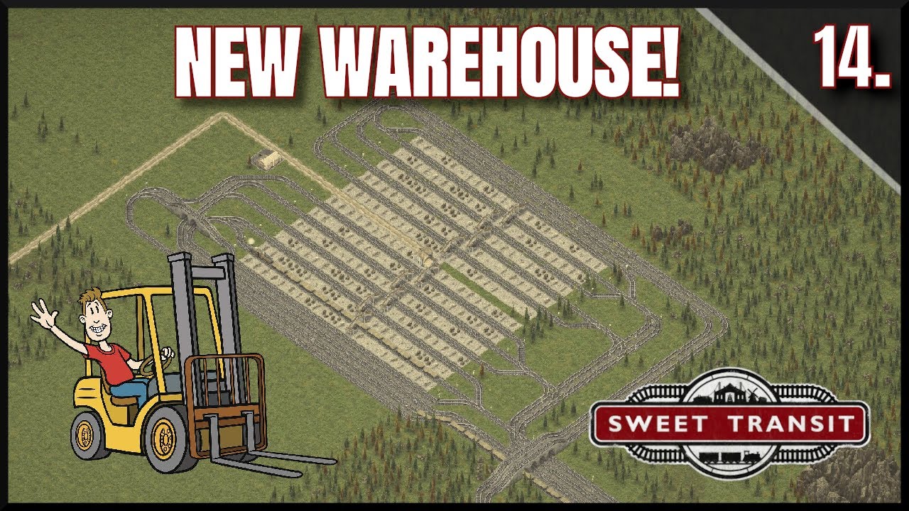 New Warehouse, using ROADS! - Sweet Transit - 14 - YouTube