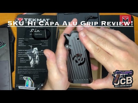 5KU Hi Capa Aluminum Grip V2 Review and Comparison to Airsoft Masterpiece! - YouTube