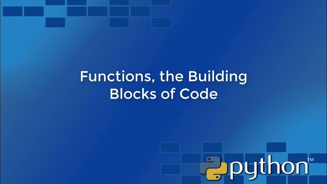 Python Course: 4.1 & 4.2 Why use functions? - YouTube