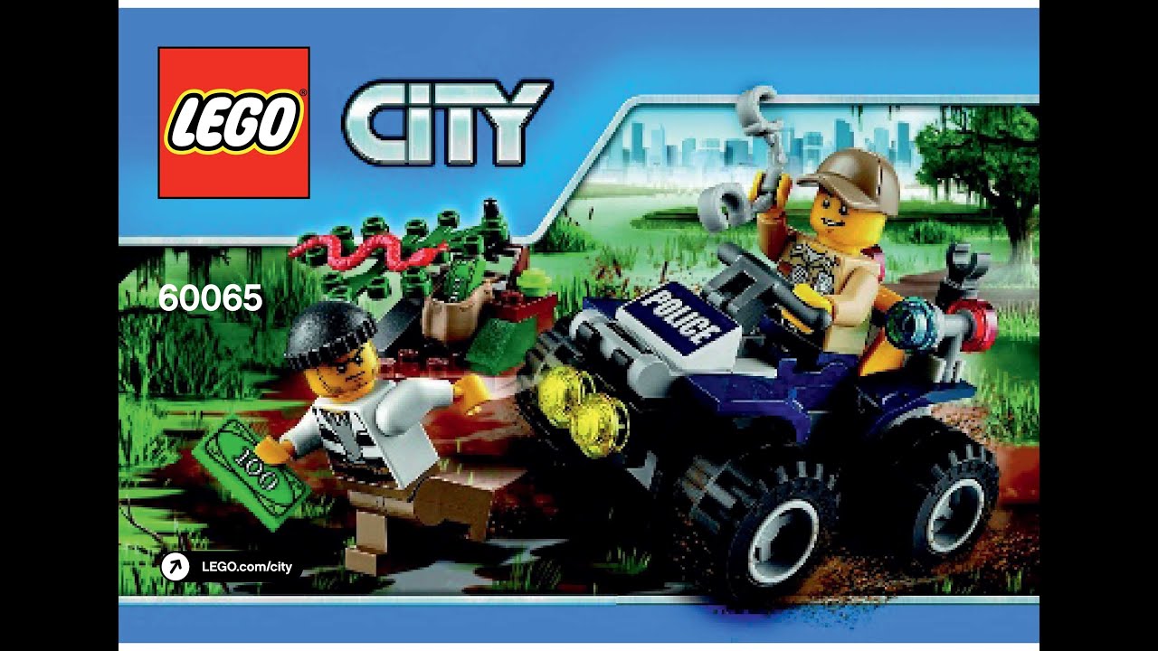 LEGO 60065 ATV Patrol Instructions LEGO CITY 2015 - YouTube