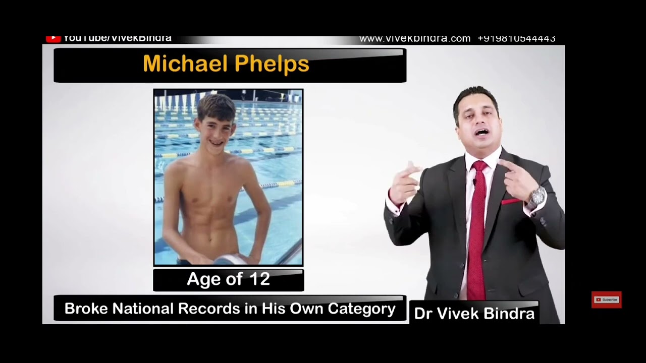 Motivation by dr. vivek bindra|michael phelps| - YouTube