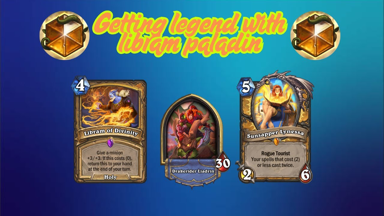 Getting legend with Libram Paladin | Wild Hearthstone - YouTube