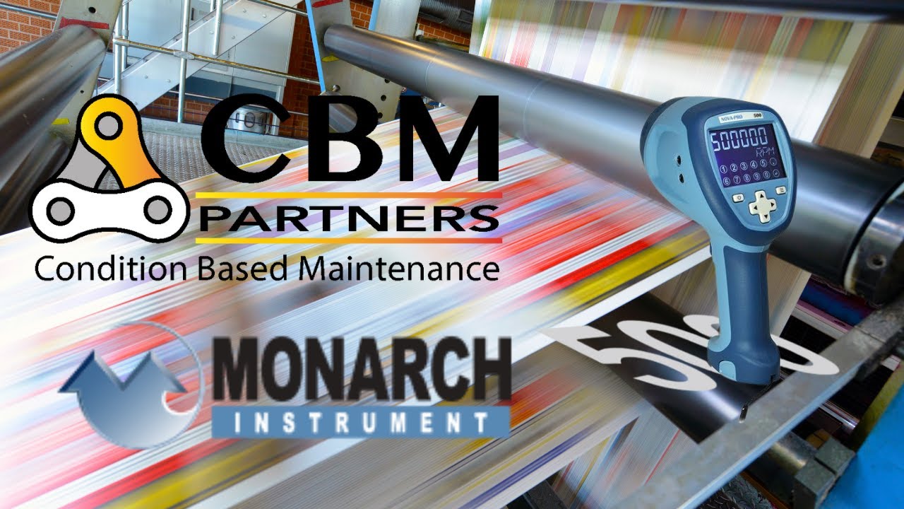 Monarch Stroboscopic Equipment in use for Printing Presses - YouTube