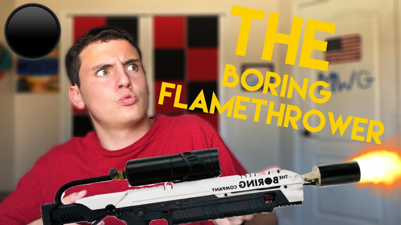 Elon Musk's Flamethrower - YouTube