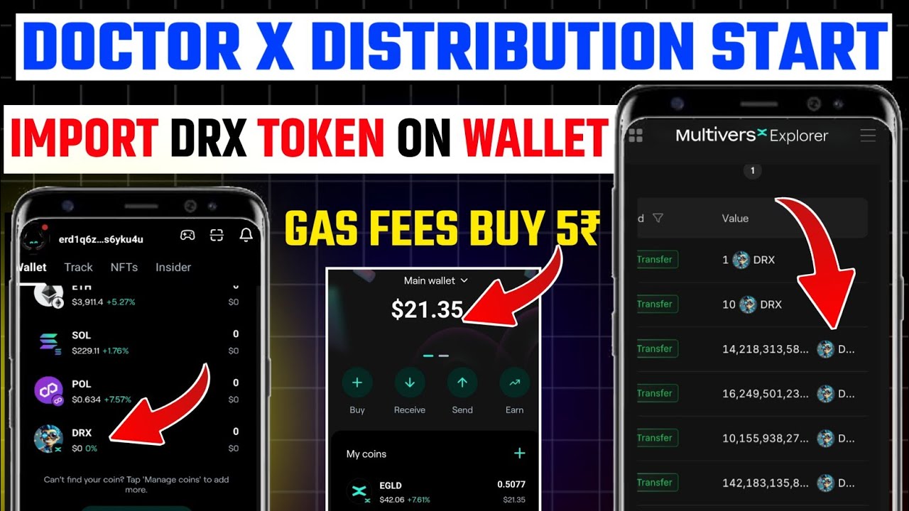 🔥Doctor X Token Distribution Start || Doctor X Token Withdrawal || Egld ...
