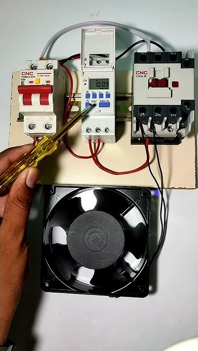 24 Hour Digital Timer Connection with Dol Starter! Digital Timer Connection! Street Light Timer ...