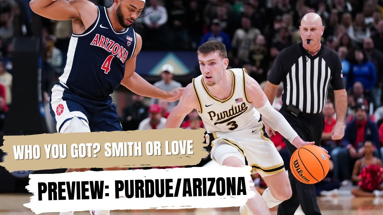 REACT: #3 Purdue Topples #1 Arizona! Arizona a 'Paper Tiger'? - YouTube