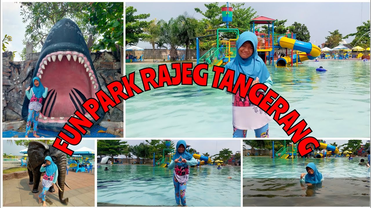 FUN PARK RAJEG TANGERANG | BERENANG | BERMAIN PEROSOTAN - YouTube