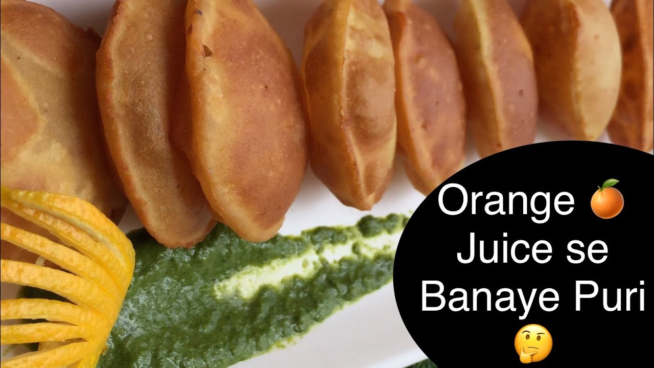 Orange Juice Puri - YouTube