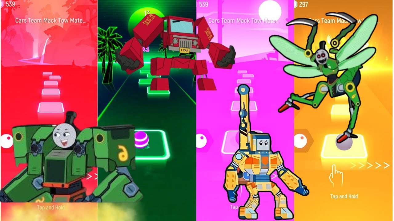 Robot Henry vs Postman Pat Robot vs Robot Sendy vs Dragonfly Persy EDM ...