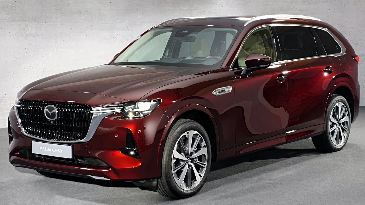 All-new Mazda CX-80 is a flagship 7-seater SUV. Mazda CX-80 2024 ...