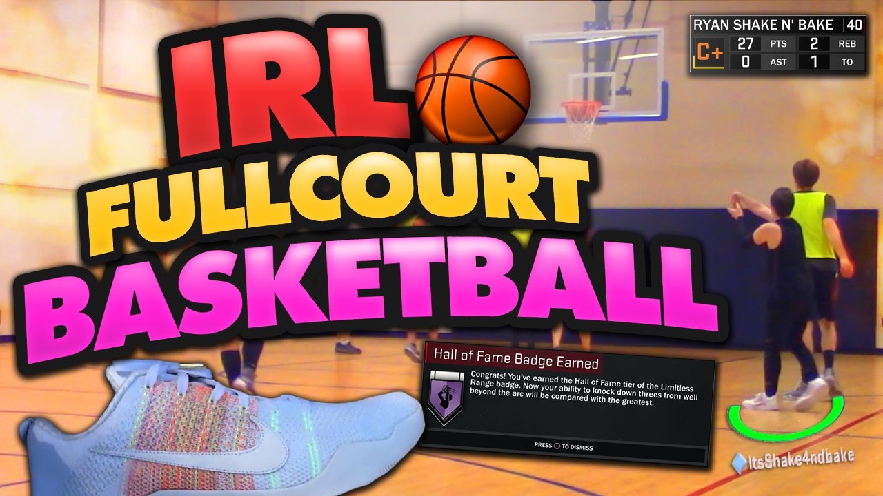 IRL BASKETBALL HE GOT HOF LIMITLESS RANGE! GREEN LIGHT SHOT IN REAL ...