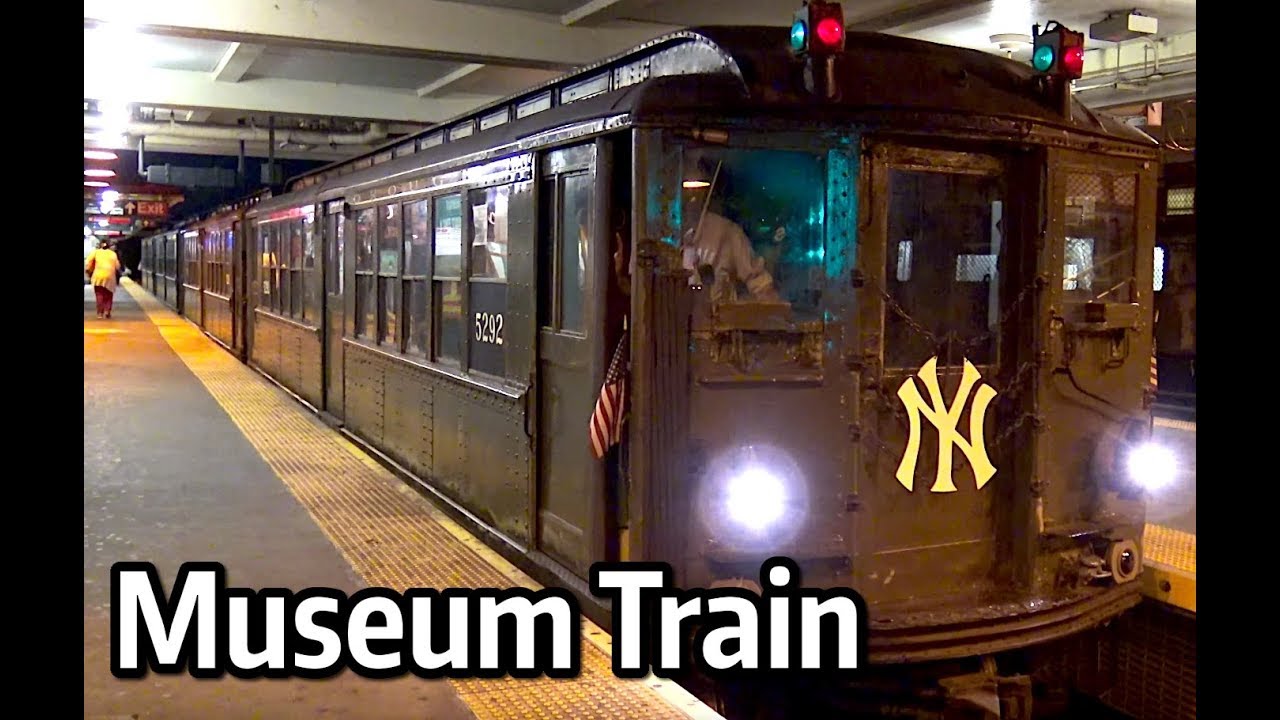 ⁴ᴷ Low-V Yankees Museum Train Action - YouTube