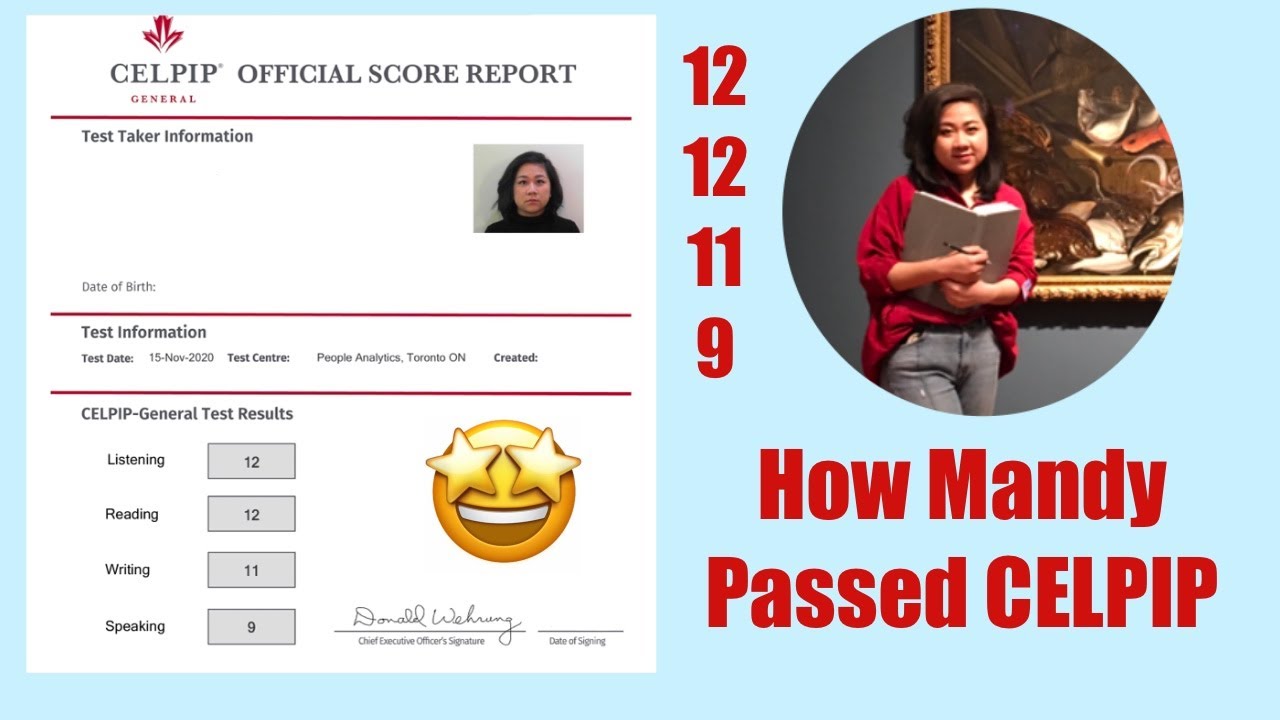 How Mandy Passed CELPIP - YouTube