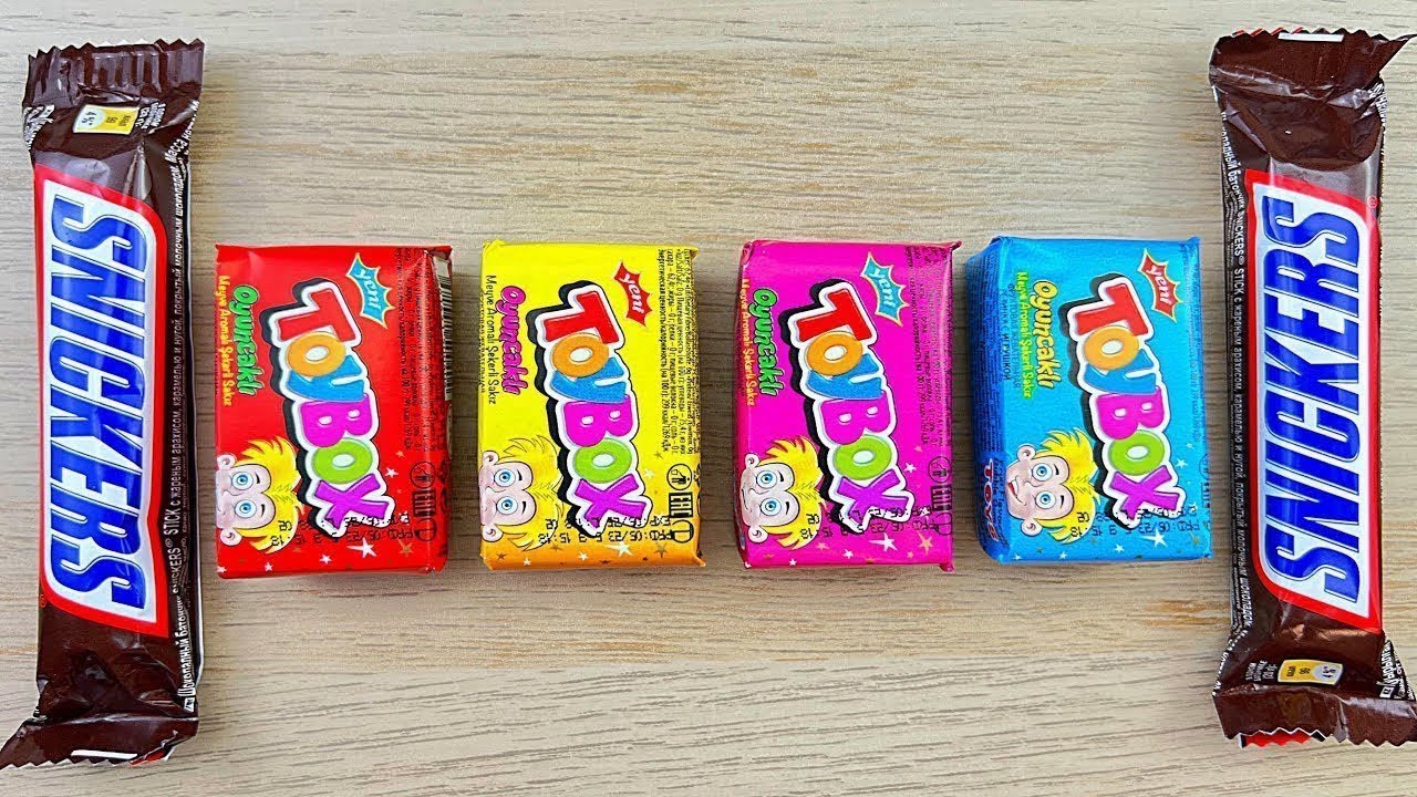 Satisfying Video | Unpacking 4 ToyBox Rainbow Boxes with Candy ASMR ...