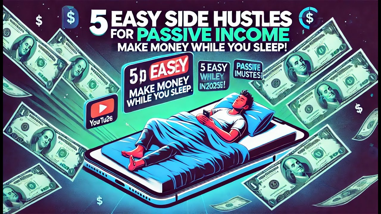 5 Easy Side Hustles for Passive Income in 2025 (Make Money While You ...