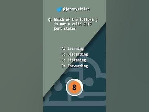 CCNA QUIZ // Rapid Spanning Tree Protocol (RSTP) // #shorts - YouTube