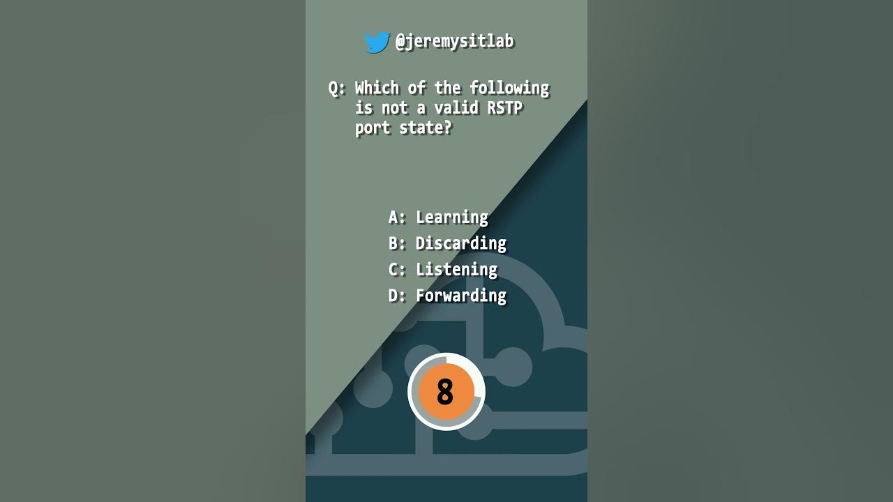 CCNA QUIZ // Rapid Spanning Tree Protocol (RSTP) // #shorts - YouTube