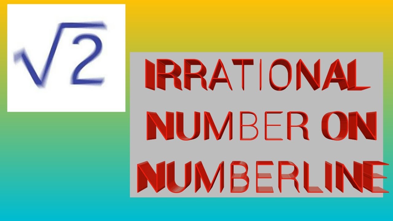 Representation of Irrational number on number line - YouTube
