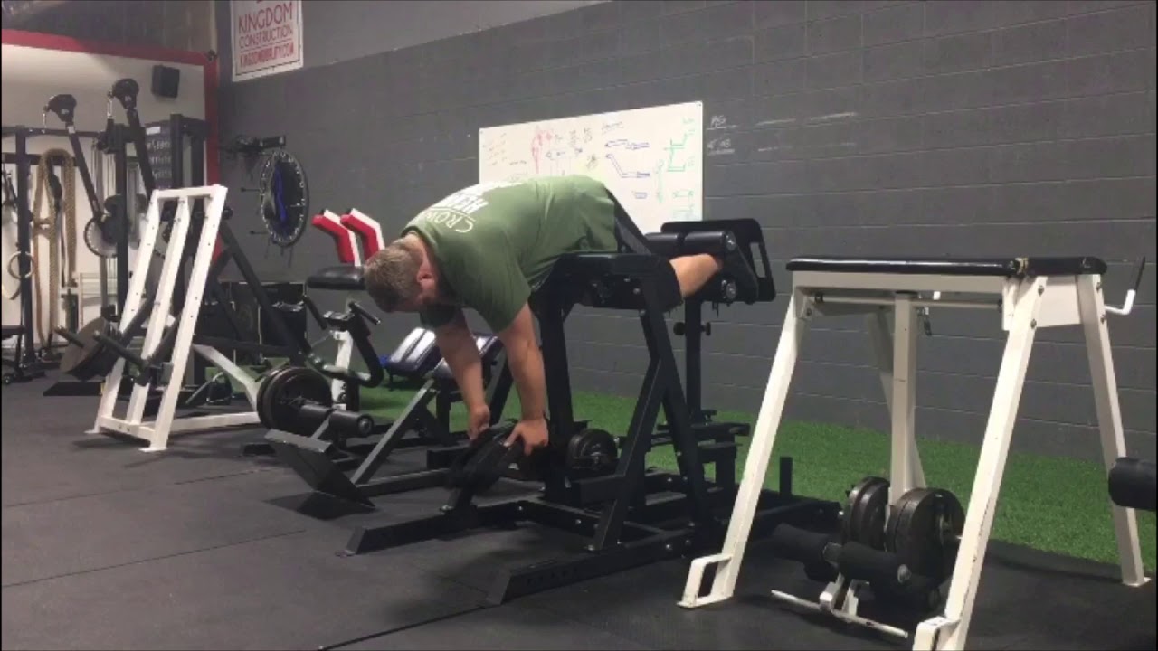 Back Extension GHR on Reverse Hammer - YouTube