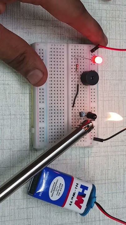 How To Make A Fire Alarm Security System Using Infrared Sensor ...