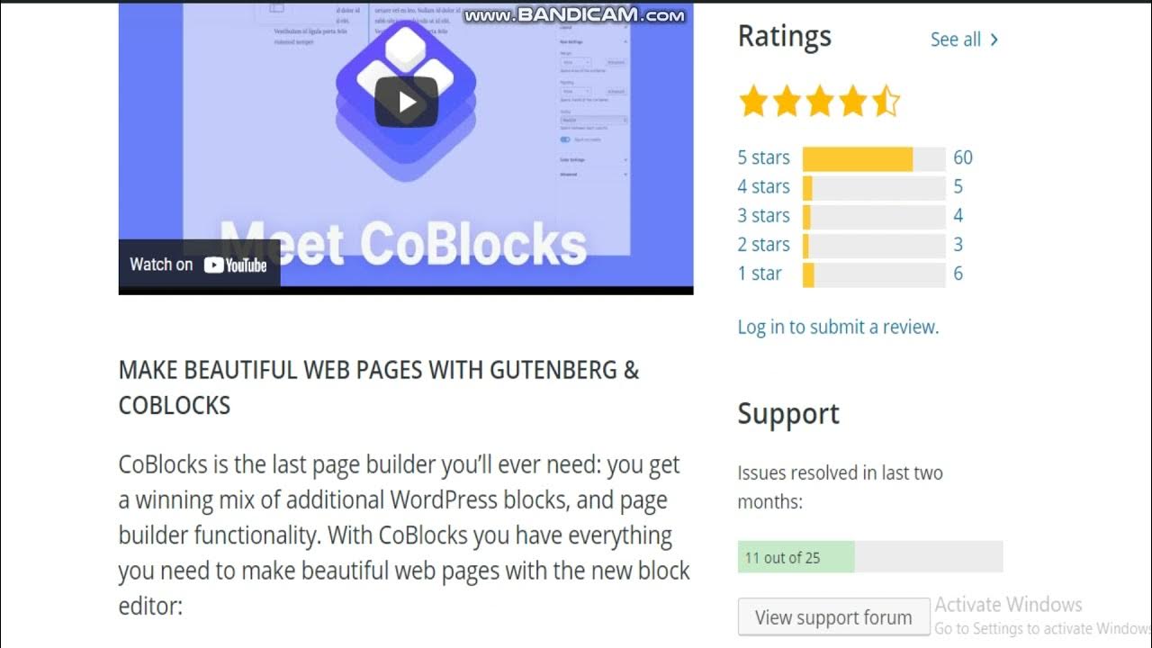 Page Builder Gutenberg Blocks – CoBlocks - Free Wordpress Plugins - YouTube
