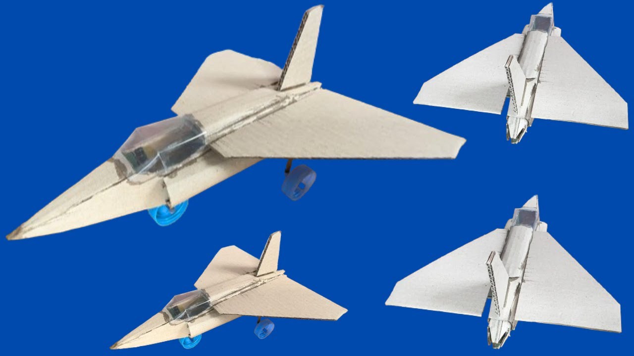 How To Make IAF Fighter aircraft from cardboard | Building IAF plane ...