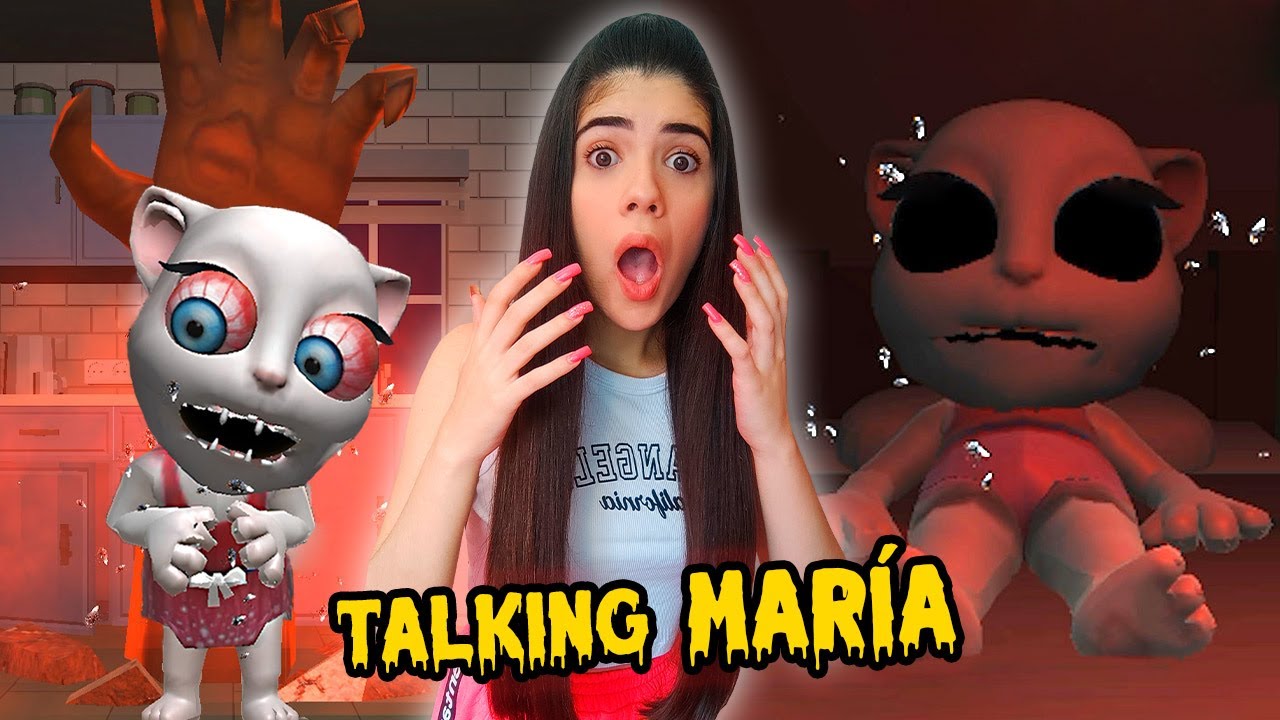 JAMÁS juegues TALKING MARÍA, la versión ATERRADORA de Talking Angela☠️😨 ...