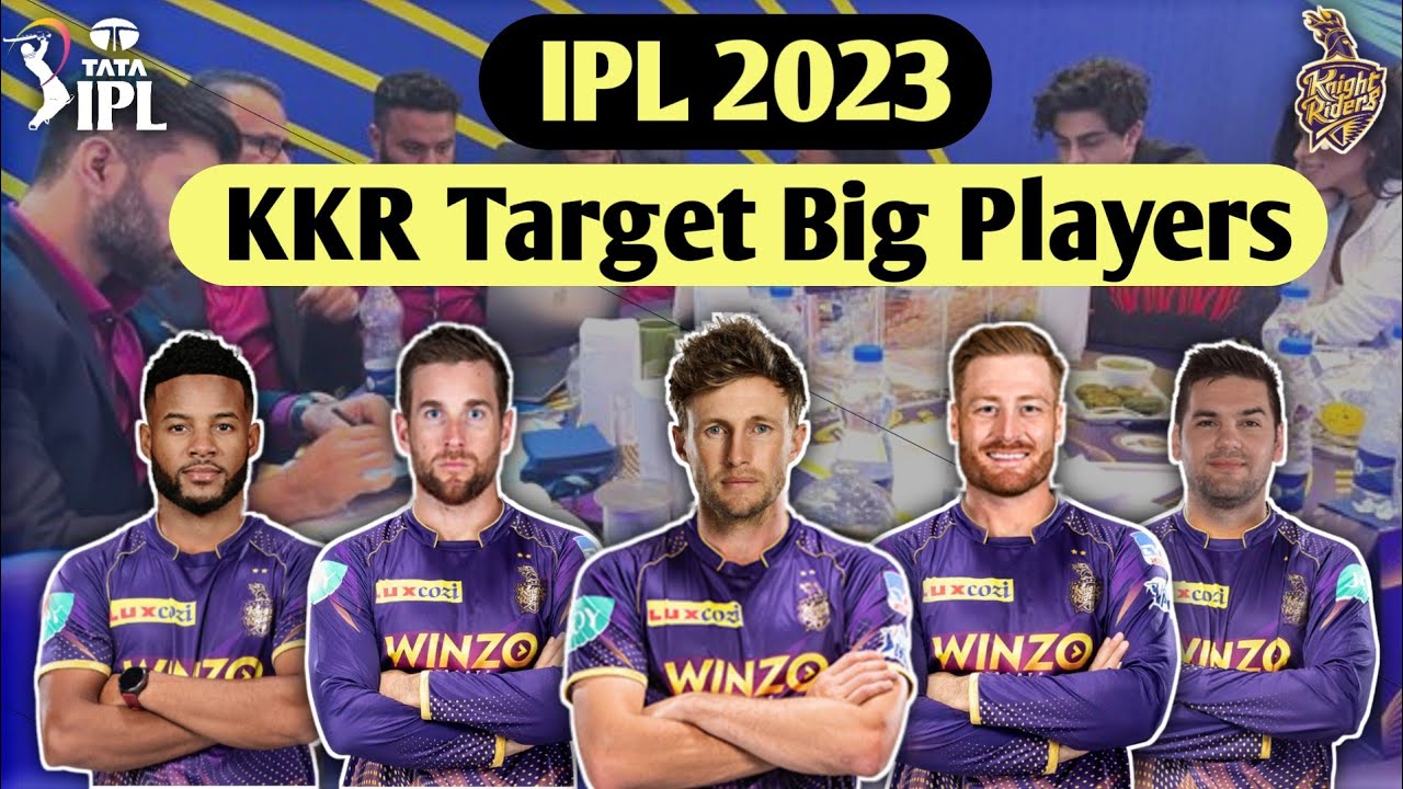 IPL 🚨 2023 | Kolkata Knight Riders Big Target Players | KKR Mini ...